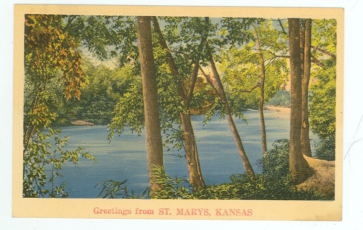 ST.MARYS,KANSAS-GREETINGS-LINEN-#66204-(KS-SMISC) | eBay