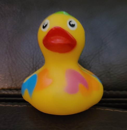 Rubber Duck Multi-Color Paint Splotches Jeep | eBay