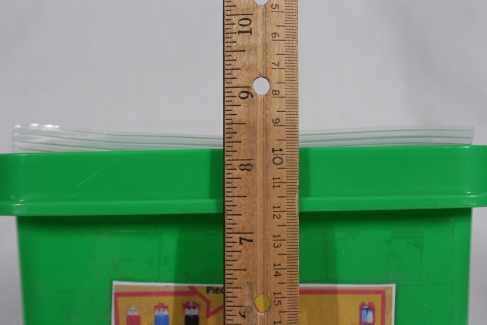 RARE! VINTAGE LEGO DUPLO FARM SET ITEM #1684 IN GREEN LEGO TUB MISSING ...