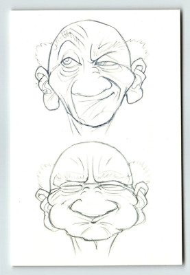 Postcard Pixar Geri's Game Concept Art by Jan Pinkava | eBay