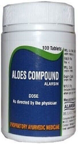 Ayurvedic Alarsin Aloes Compound Tablets 100 From India US | eBay