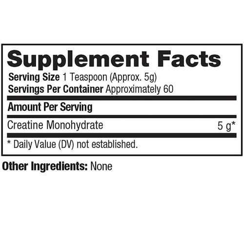 Prolab Creatine Monohydrate Micronized Powder 300g, 60 Serv, 5g Muscle ...