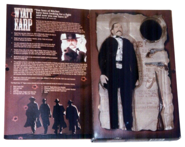 Sideshow Six gun Legends Wyatt Earp 12" Action Figure New OK ...