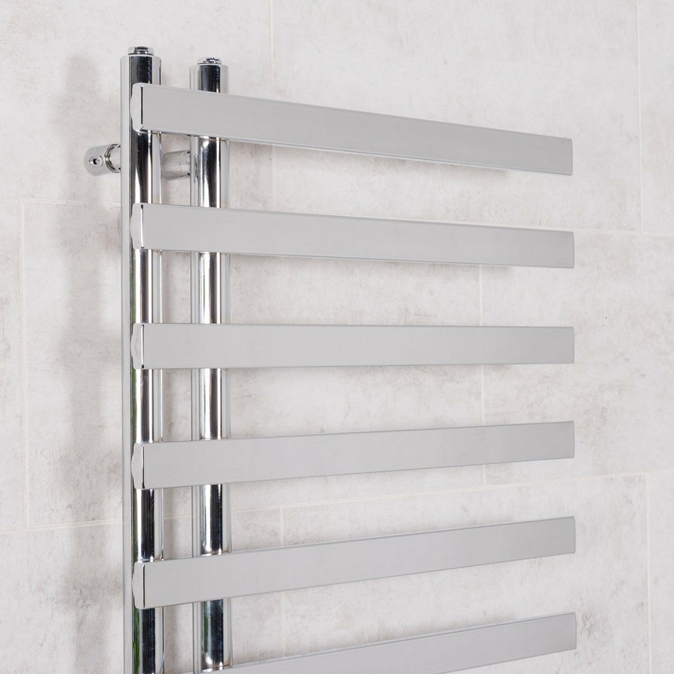 Designer Chrome Bathroom Electric Heated Towel Rail Rad Radiator 1600 x ...