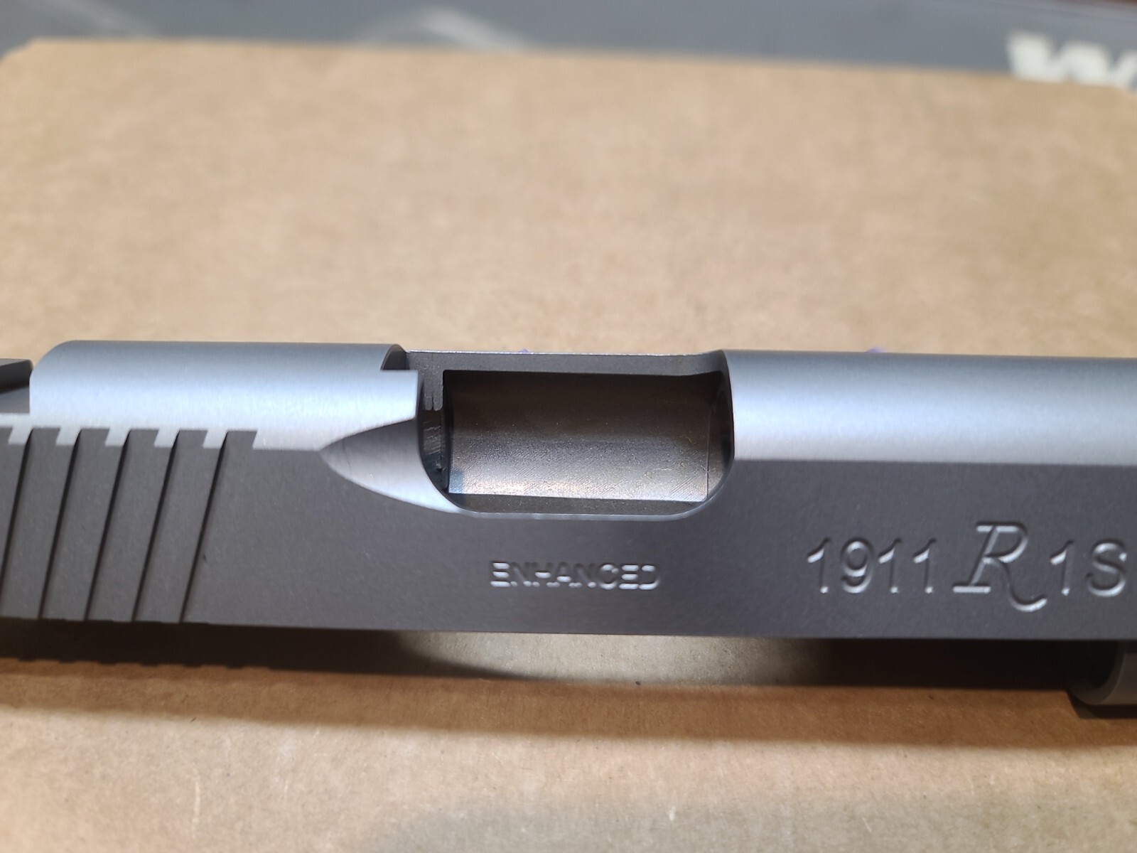 NOS REMINGTON 1911 R1S ENHANCED COMMANDER STAINLESS SLIDE 4¼" 45ACP # ...