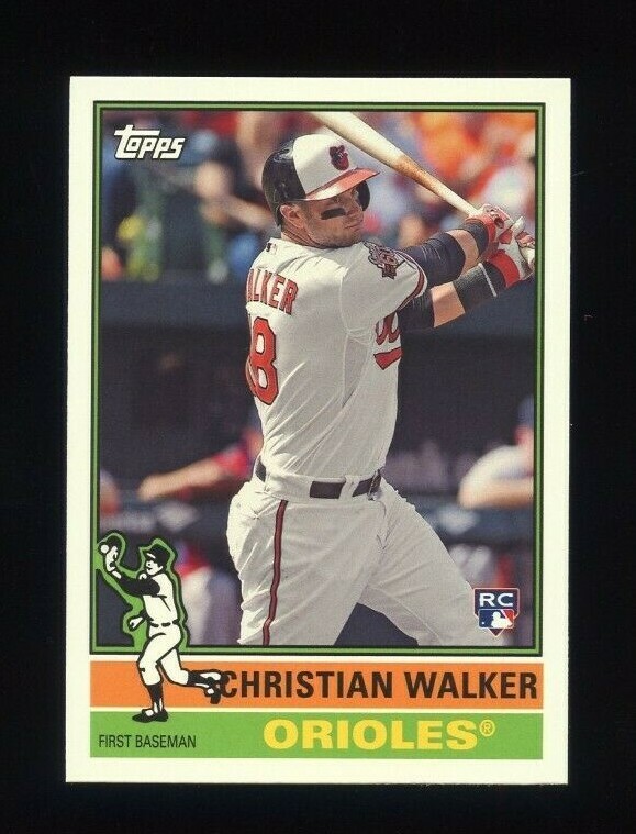 2015 TOPPS ARCHIVES #182 CHRISTIAN WALKER ROOKIE RC ORIOLES | eBay