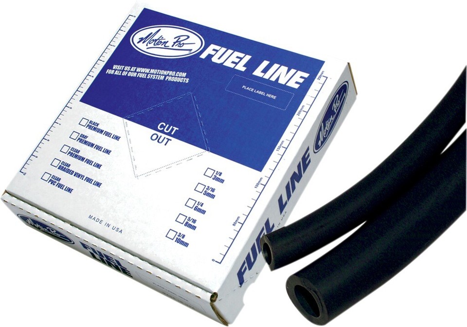 Tygon Black Fuel Line 5/16" (8mm) x 25' (7.6m) Motion Pro 12-0042 | eBay