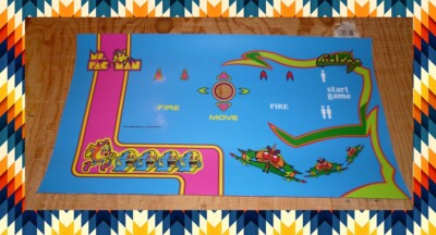 Multicade Ms Pac Man Galaga Reunion Control Panel Overlay without ...