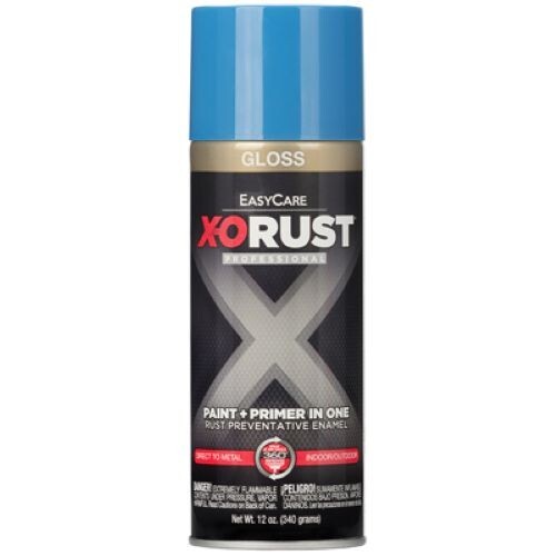 X-O Rust XOP46-AER 12 oz Can of EasyCare Gloss Safety Blue Spray Paint ...