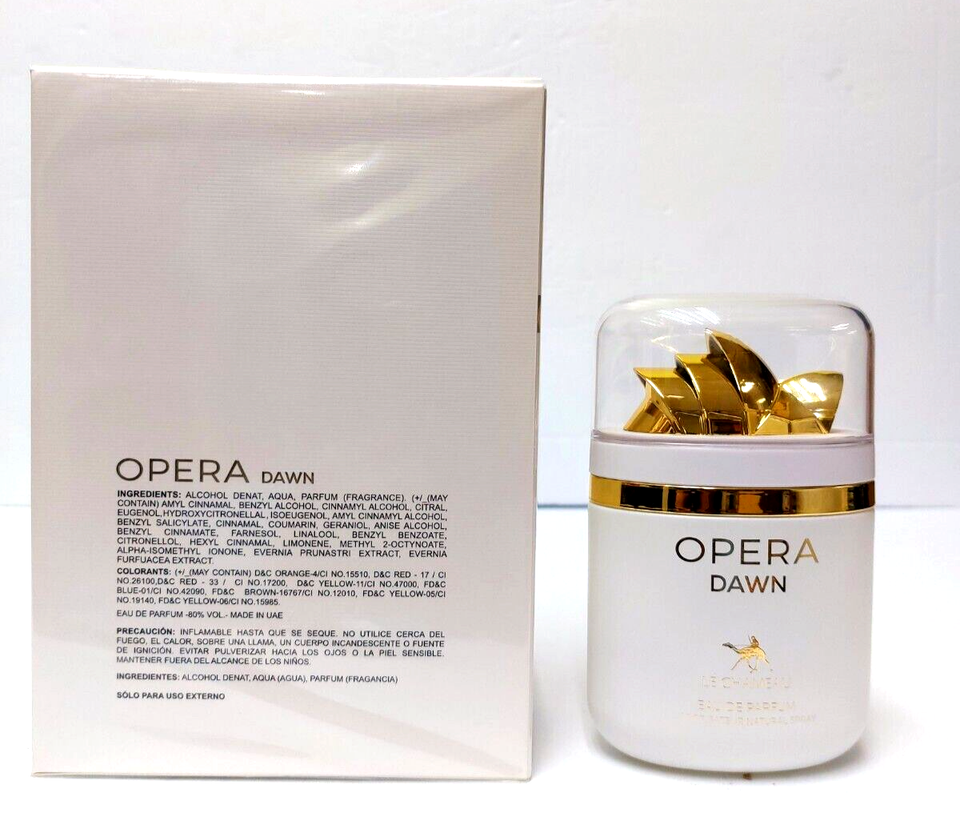 OPERA DAWN BY LE CHAMEAU FOR WOMEN EAU DE PARFUM SPRAY 100ML e 3.4 FL ...