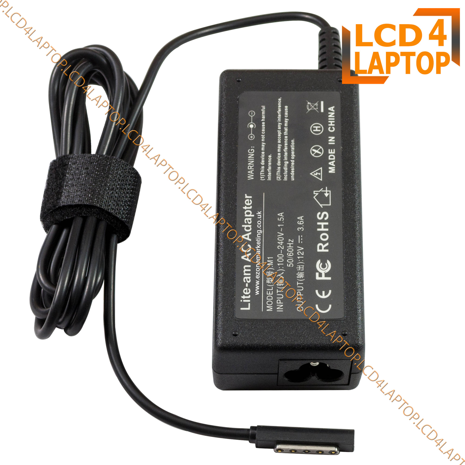 45W Microsoft Surface RT / Pro / 2 Compatible Tablet AC Adapter Charger ...