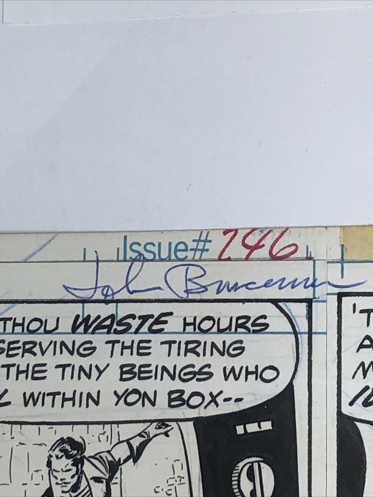 Marvel Comics Thor #246 p. 2 Original Art John Buscema Joe Sinnott 1976 ...