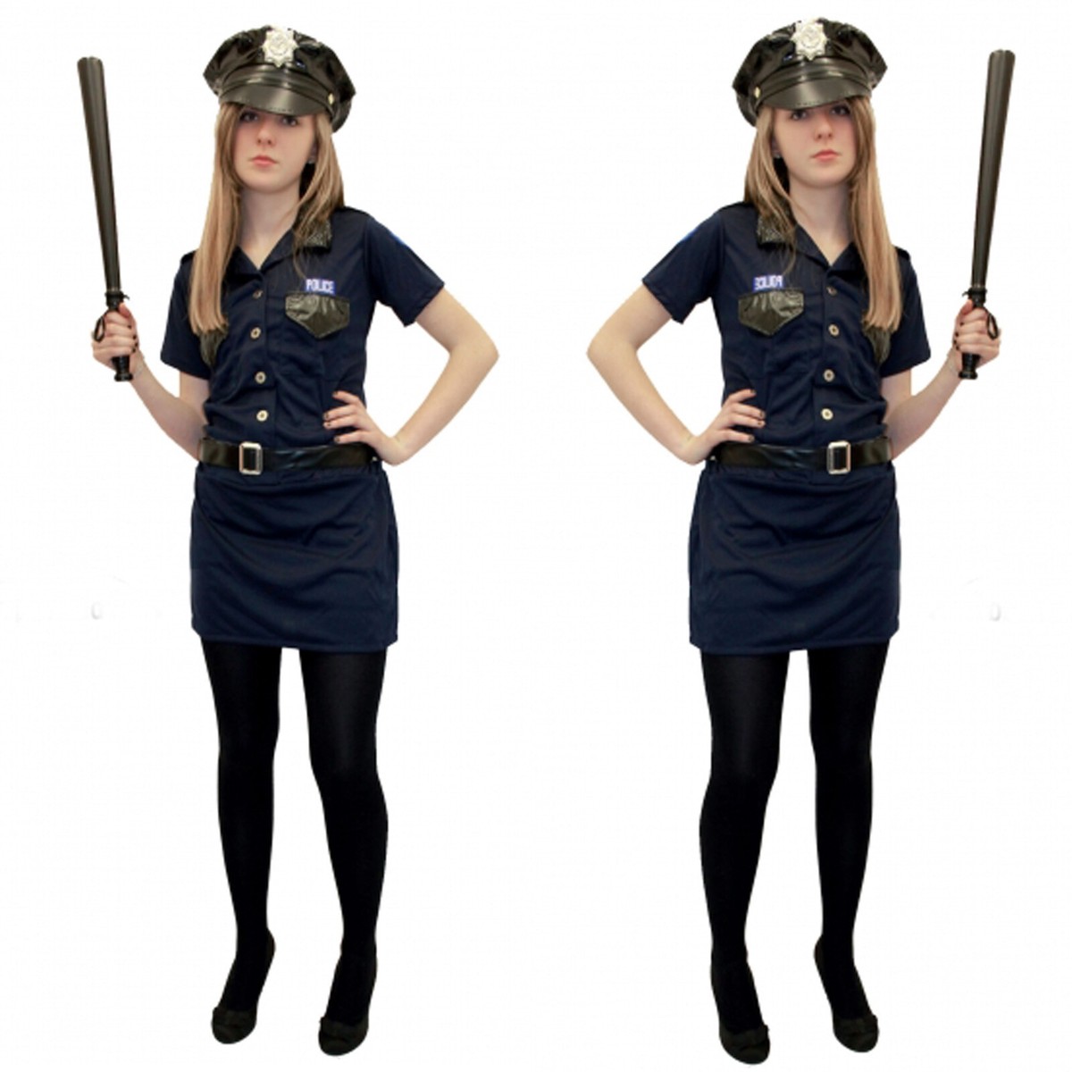 Police Woman Dress Costume