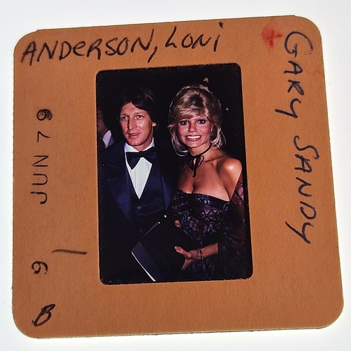 LONI ANDERSON ACTRESS AND GARY SANDY VINTAGE PHOTO 35MM FILM SLIDE | eBay