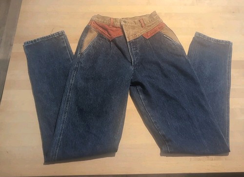 Rare Vintage Rocky Mountain Rockies Western Rodeo Bareback Jeans High ...