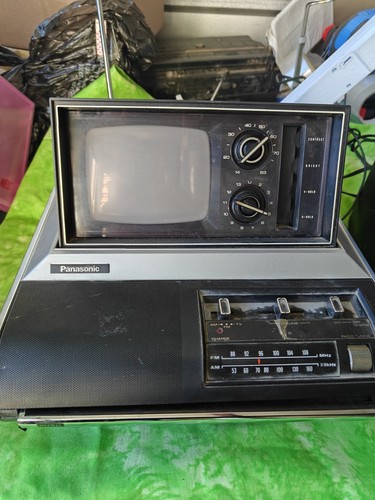 Panasonic Portable TV AM/FM Radio Combo Vintage Retro – Radio Works, TV ...
