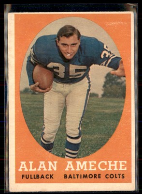 1958 Topps #12 Alan Ameche | eBay