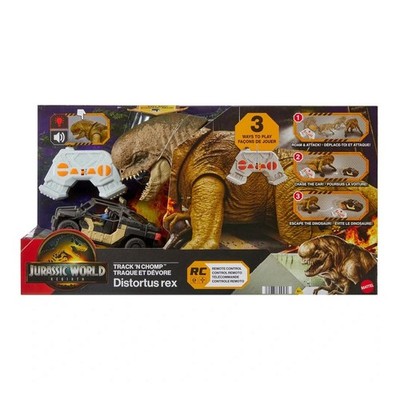 Jurassic World Rebirth Track N Chomp Distortus Rex Remote Control IN ...