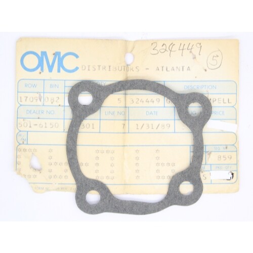 OMC Impeller Gasket Part Number - 324449 | eBay