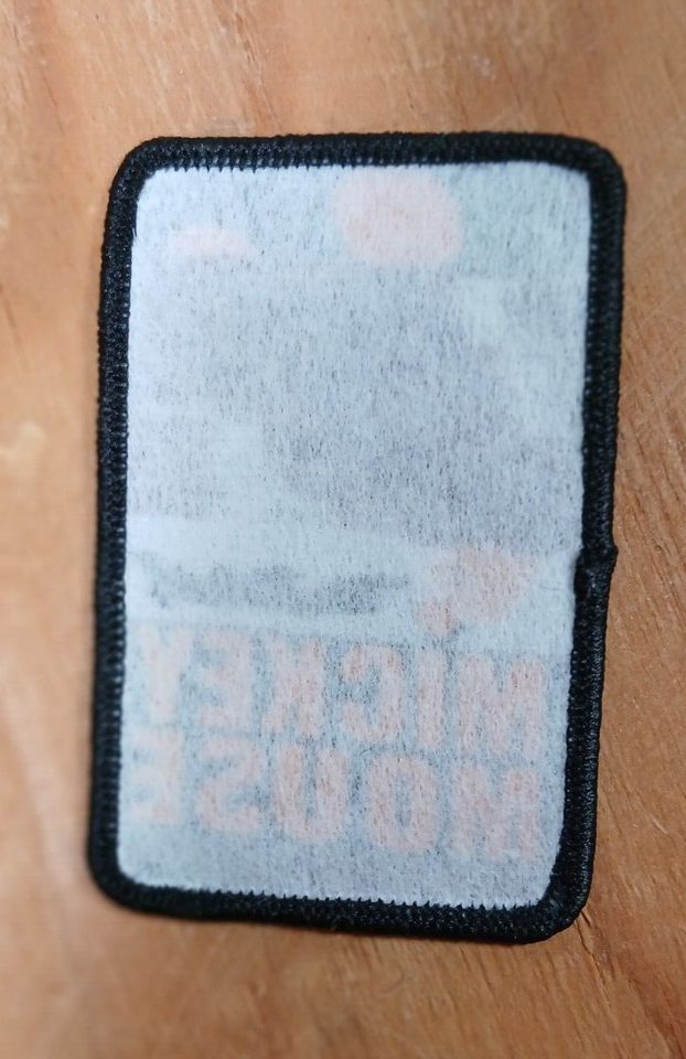 Mickey Mouse Cartoon Character Patch 3” Sew On Melody Microphone ...