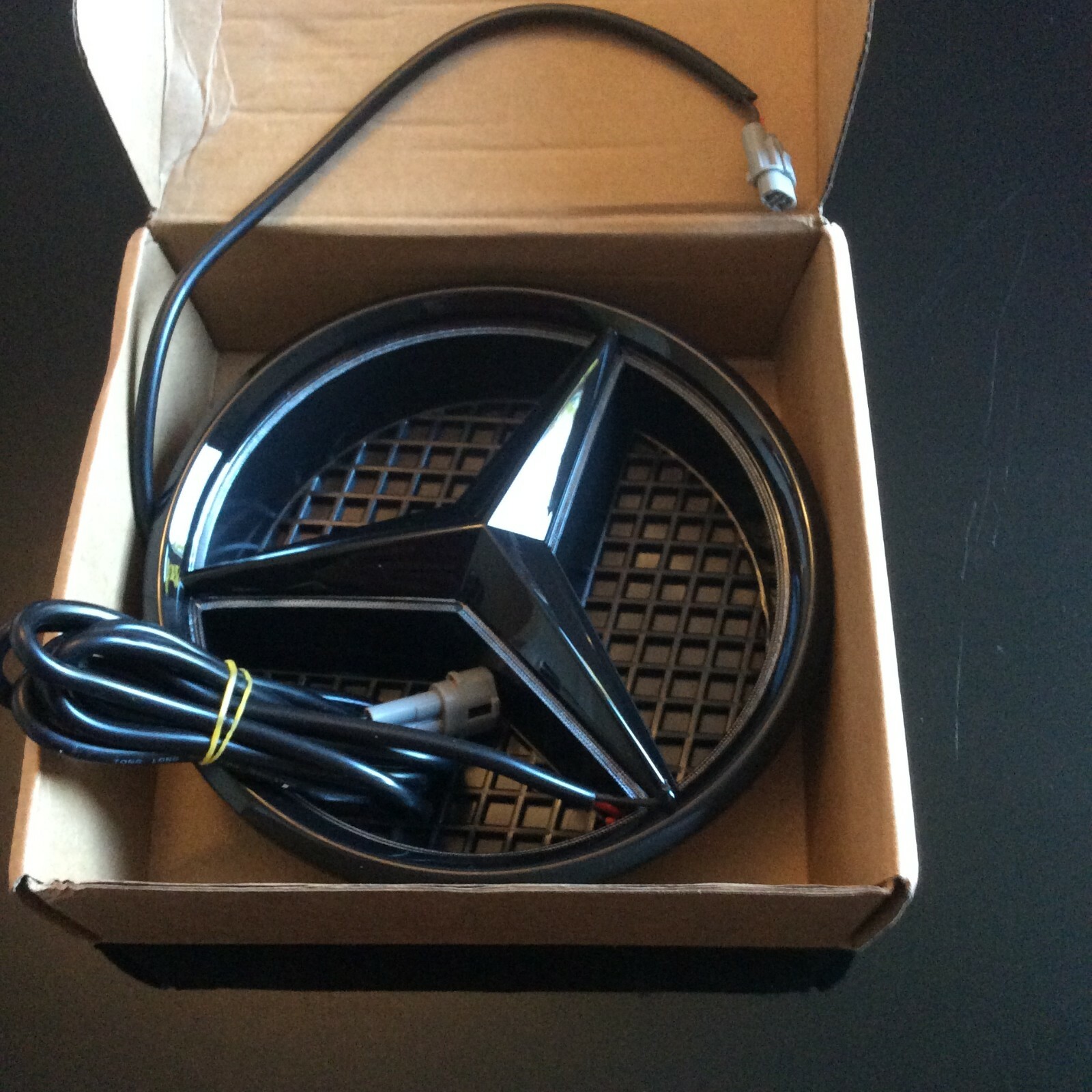 Mercedes-Benz LED Gloss Black Grill Star Emblem W205 W212 W176 W212 ...