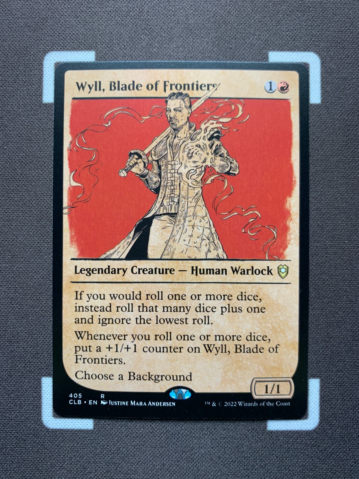 Wyll, Blade of Frontiers Showcase - 405 - Rare - Commander Legends CLB ...