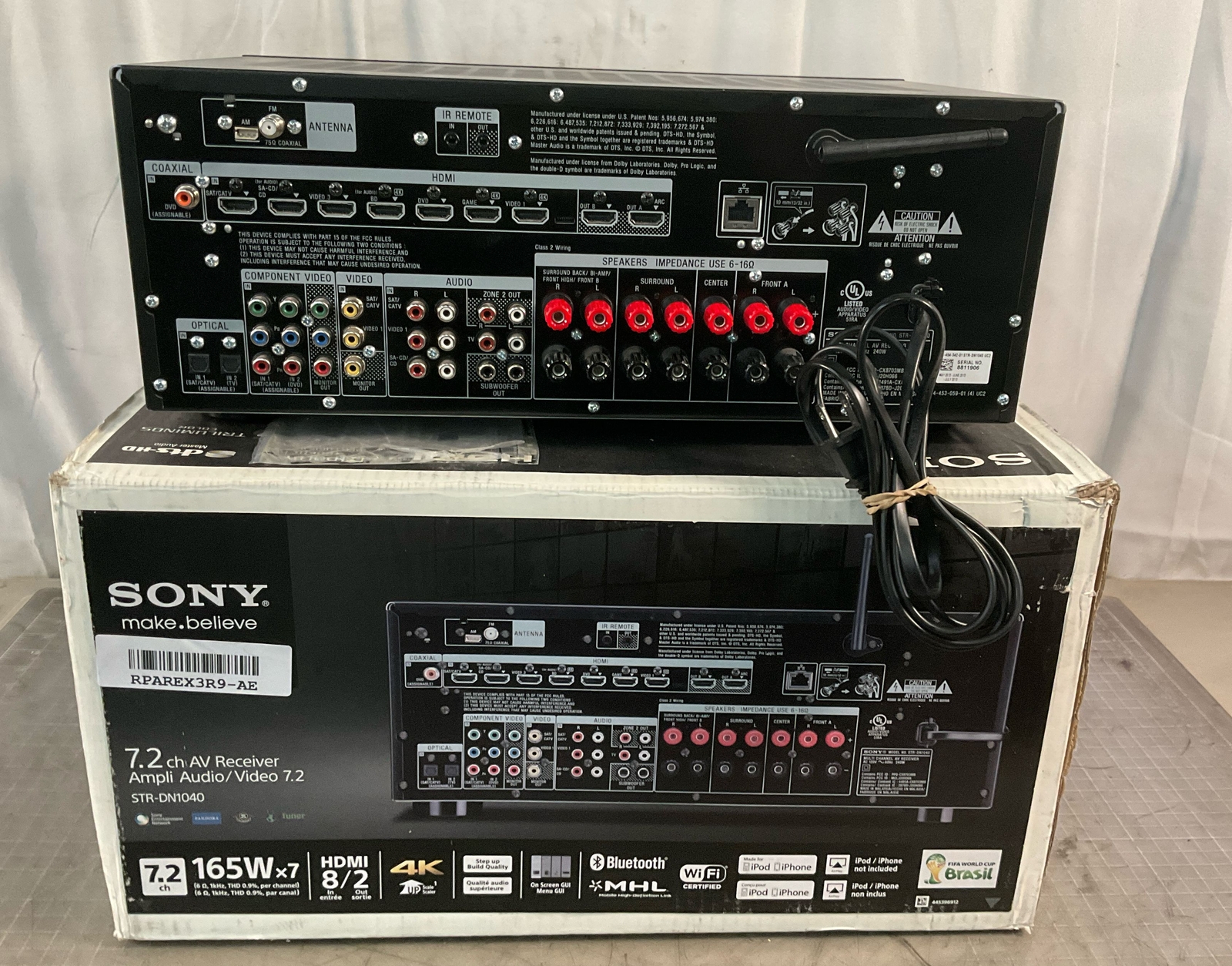 Sony STR-DN1040 7.2 Multi Channel 4K Bluetooth AV Receiver Bundle | eBay