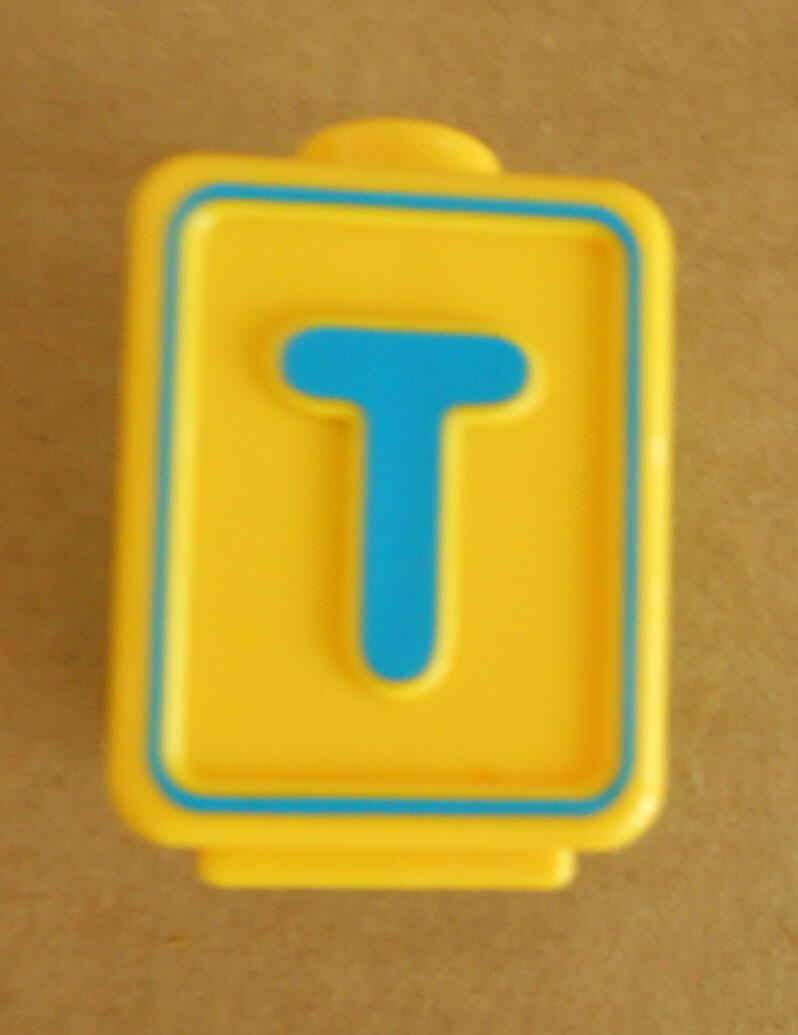 Vtech Alphabet Letters Activity Cube Replacement Doubled Sided G/T ...