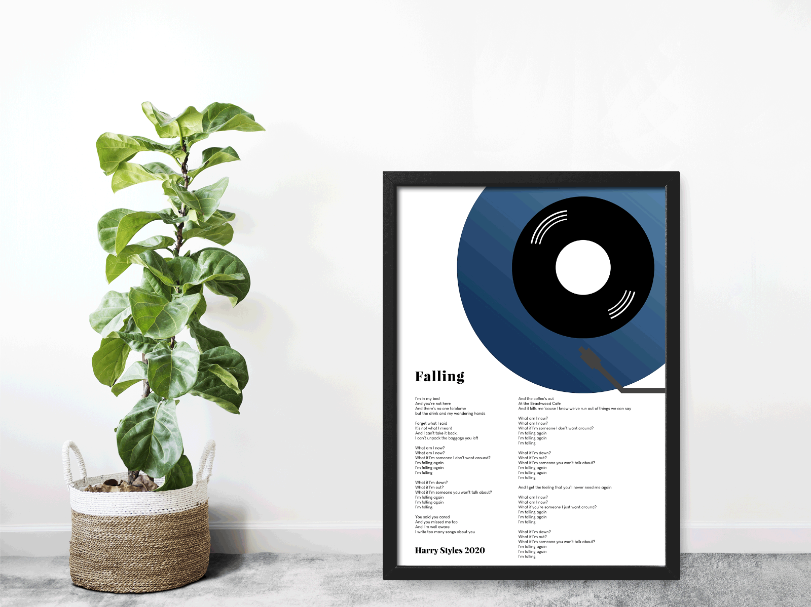 Custom Vinyl Lyric Music Print, Valentines Gift, Personalised Record ...