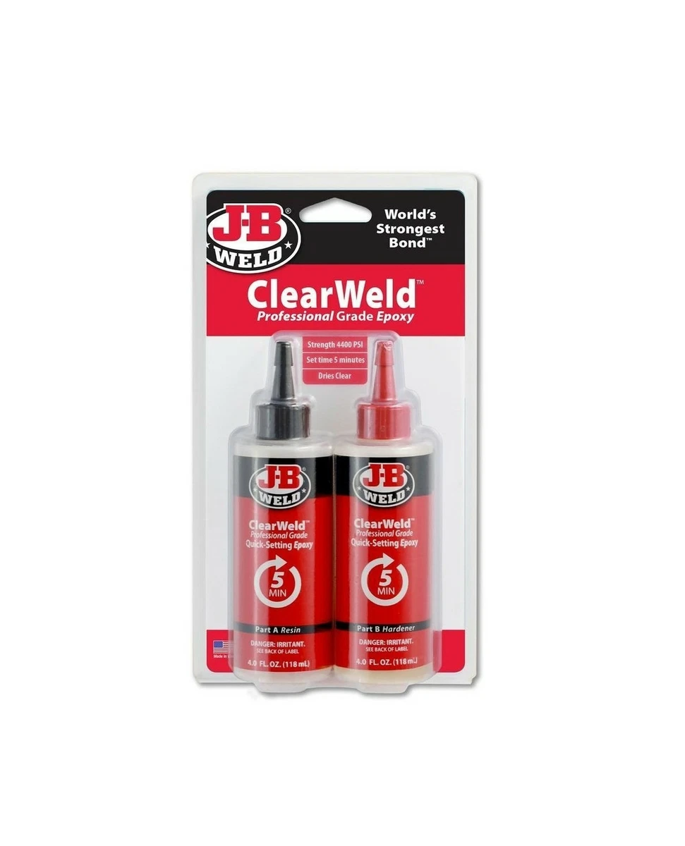 JB Weld ClearWeld Original In-Depth Comparison Sticky Aide, 53% OFF