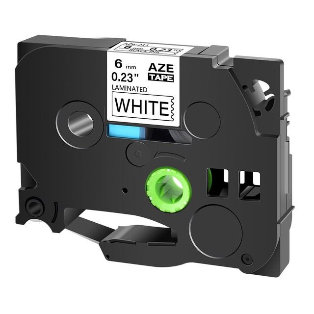 Brother TZ211 Label Tape - Gray for sale online | eBay