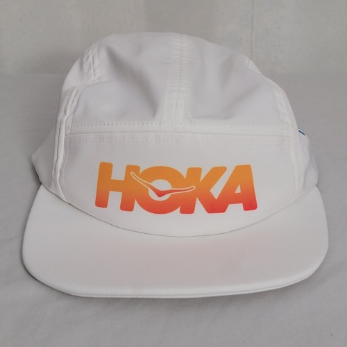Hoka One Time To Fly Summer Mile Club Running 5 Panel Cap Hat Bungee ...