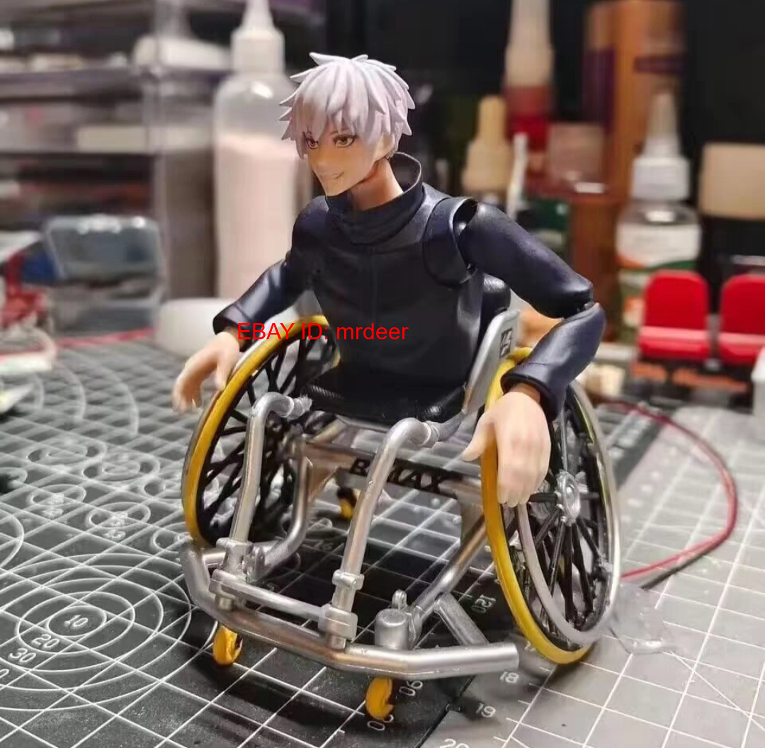 Satoru Gojo Jujutsu Kaisen Wheelchair-Bound Figures Model Toys Collect ...