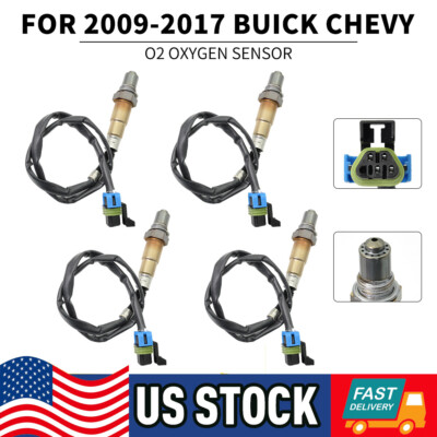 4x Oxygen Sensor For 2009-11 Buick Enclave Chevrolet Traverse GMC ...