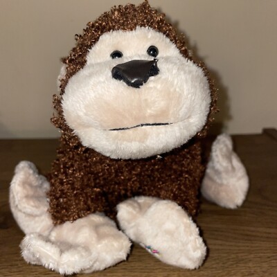 Ganz Webkinz Cheeky Monkey HM080 Plush Curly Brown Stuffed Animal 8 ...