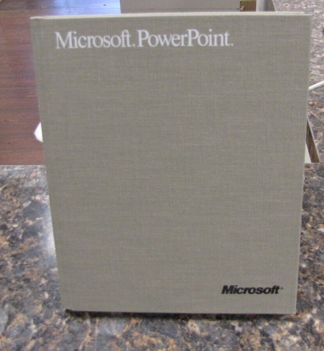 Vintage 015511 Microsoft PowerPoint Hardback Book - FU30 | eBay
