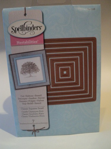 SPELLBINDERS NESTABILITIES CLASSIC SQUARES SMALL (7 DIES) S4-128 BNIP ...