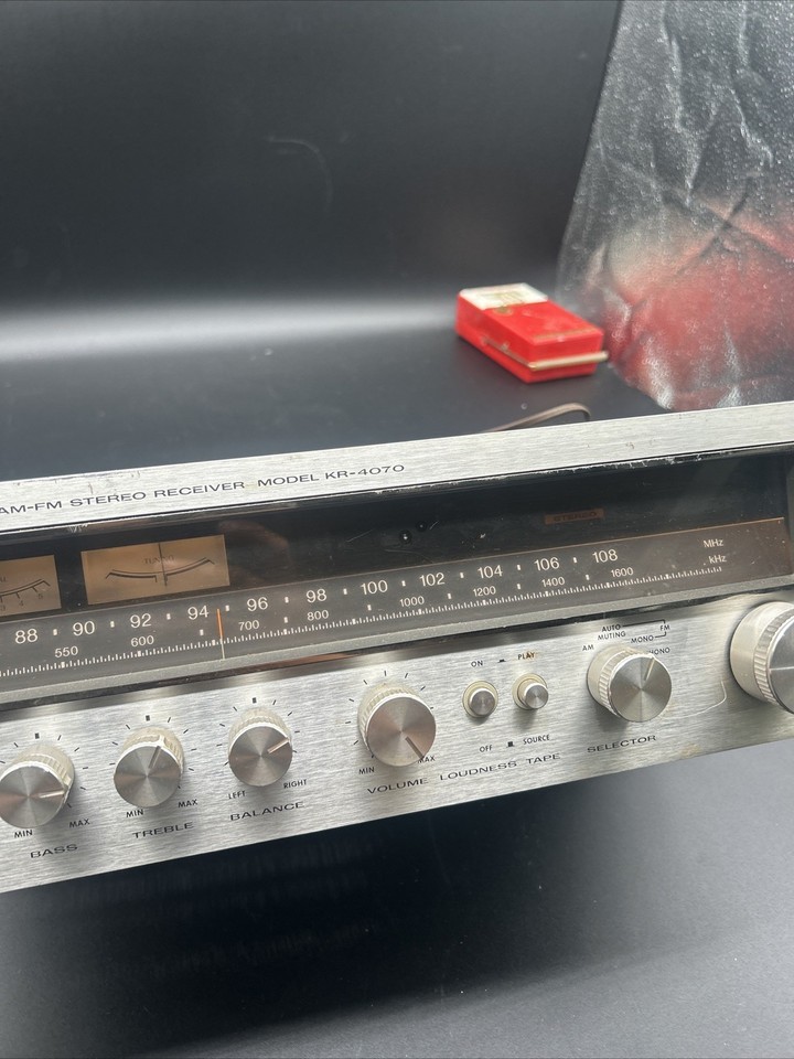 Vintage Am-Fm Stereo Receiver Model Kr-4070 As Is Turns On | eBay