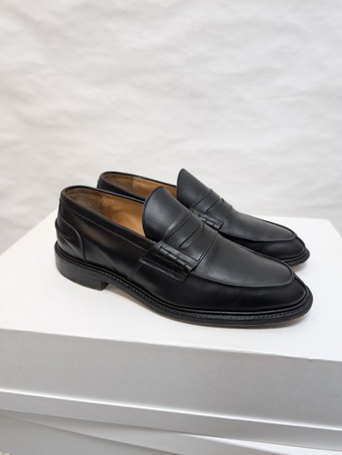 Trickers James Loafer Uk8 Handmade In England Black Leather Sole | eBay UK