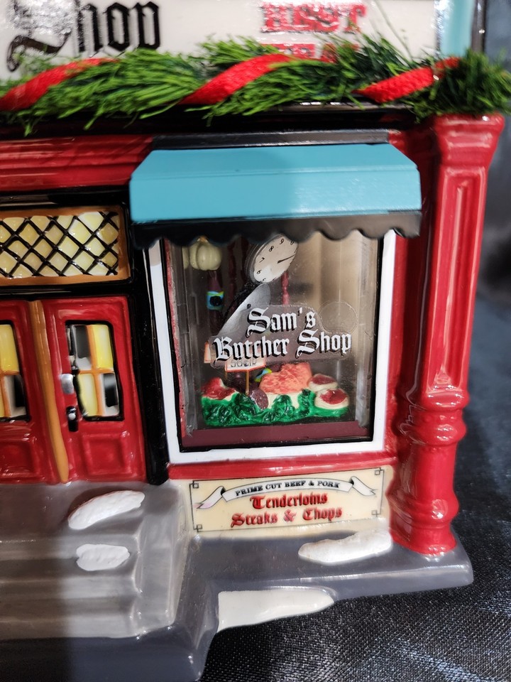 Dept. 56 Snow Village "Sam’s Butcher Shop" #799931 #419 | eBay