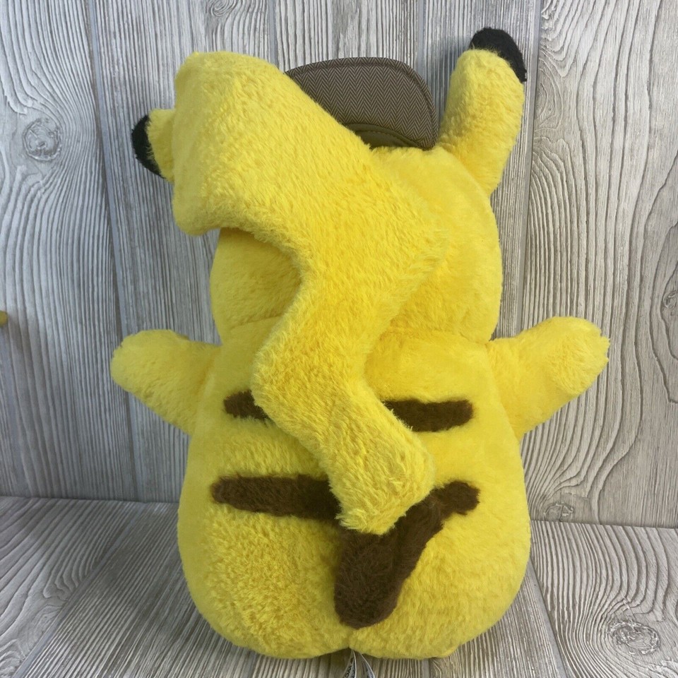 Detective Pikachu Pokémon Plush Sherlock 13” Tall Deerstalker Hat | eBay