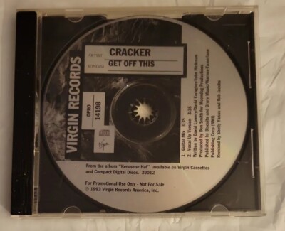 CRACKER Get Off this w/ GUITAR MIX & VOCAL UP Version PROMO DJ CD ...
