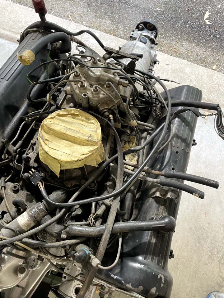 Mercedes-Benz M116 420SEL 420 V8 W126 116.965 Engine And Transmission ...