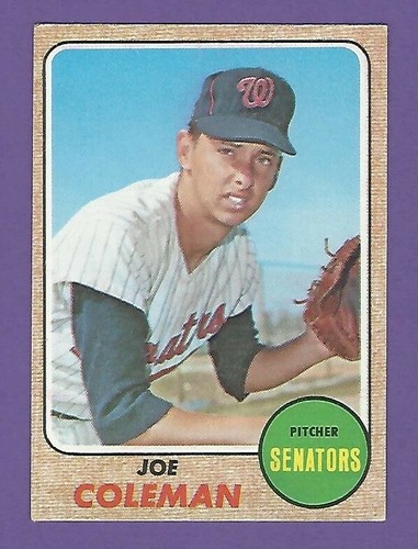 1968 Topps - #573 Joe Coleman - Washington Senators - Ex | eBay