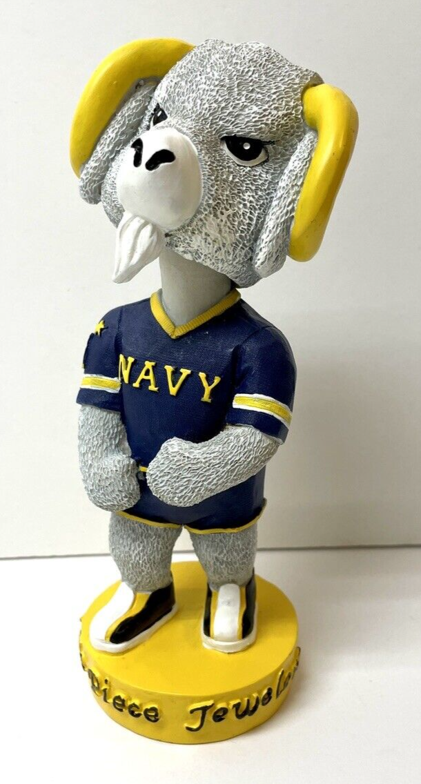 Naval Academy Midshipmen Bill Goat Mascot bobblehead 7" tall ...