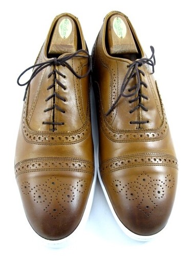 Allen Edmonds "STRAND" Casual Oxford Sneakers 10 D Walnut WORN ONCE ...