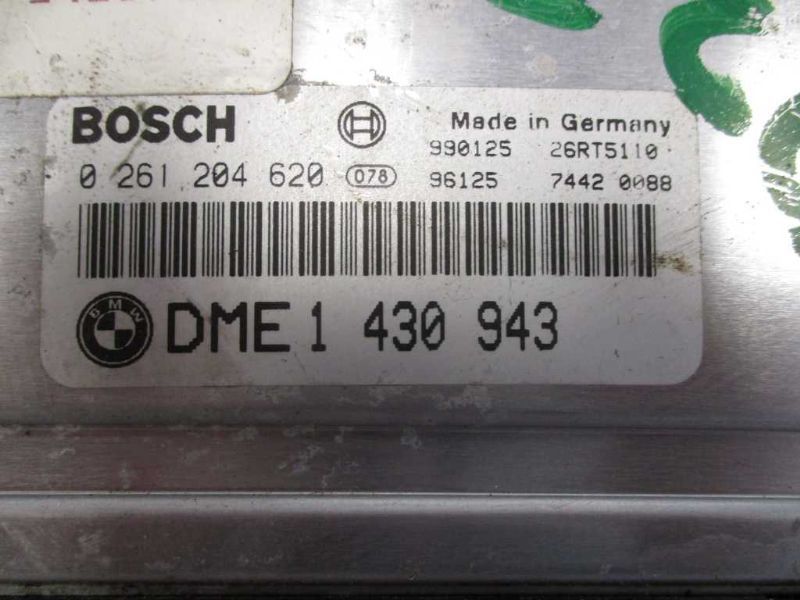 ENGINE ELECTRONIC CONTROL MODULE FITS 99-01 BMW 740i 12161 | eBay