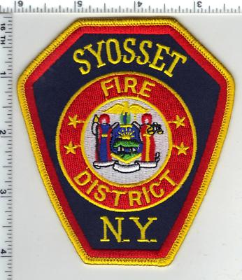 Syosset Fire District (New York) Shoulder Patch from the 1980's | eBay