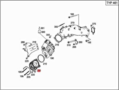 Genuine MERCEDES Flange 6420900344 | eBay