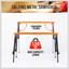 2Pc Mastercraft Sawhorse Metal Folding Non-slip Surface Saw Horse 120KG ...